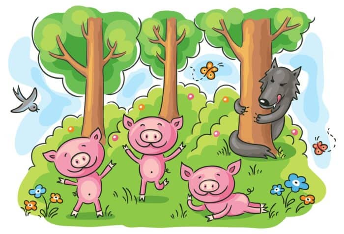 Bajka o trzech świnkach – Bajka do przeczytania na Bajkokraj.pl Bajka o trzech świnkach – Bajka do przeczytania na Bajkokraj.pl